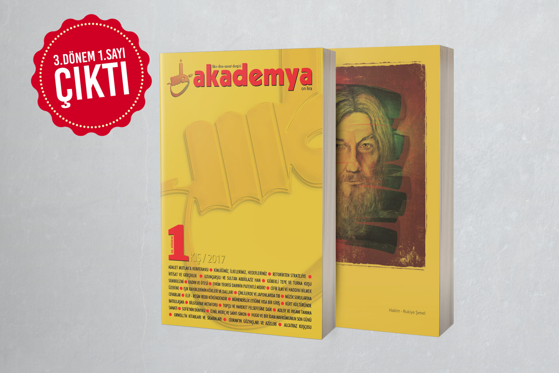 Akademya III. Dönem 1. Sayısı Çıktı | Akademya Dergisi